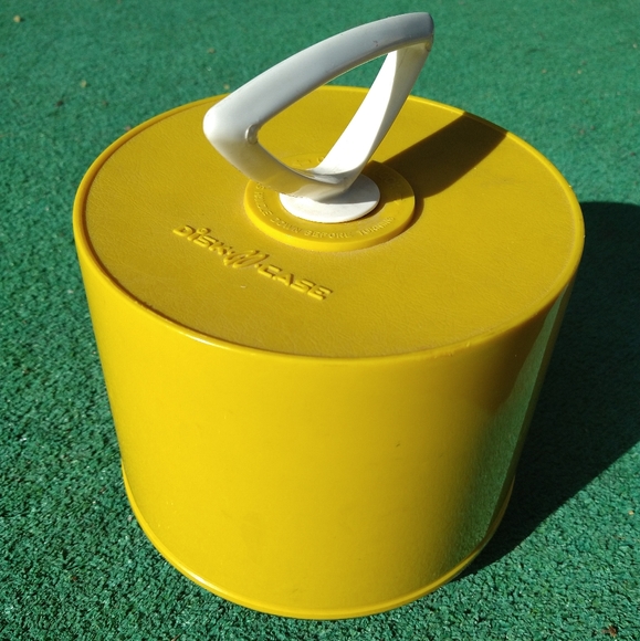 Disc Go | Other | Vintage Record Carrier Yellow Disc Go Case | Poshmark